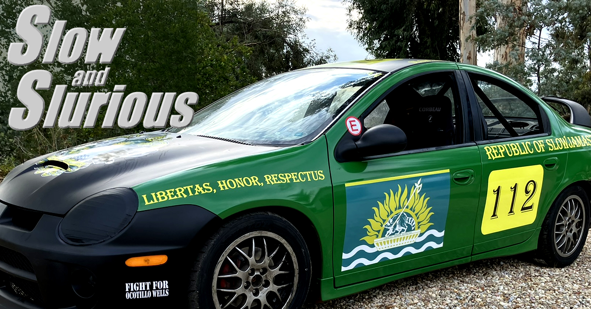 Go Slow-Racer, Go!Slowjamastan’s Official Race Car Races in a Race ...