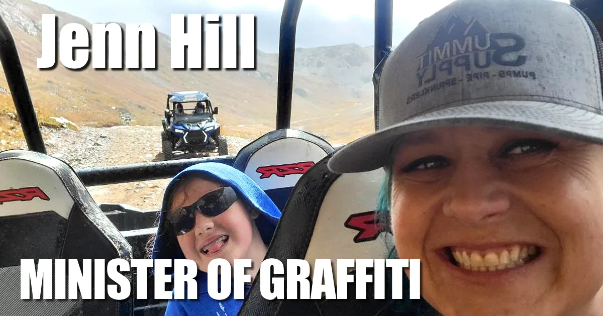 Minister of Graffiti: Jenn Hill - The Republic of Slowjamastan